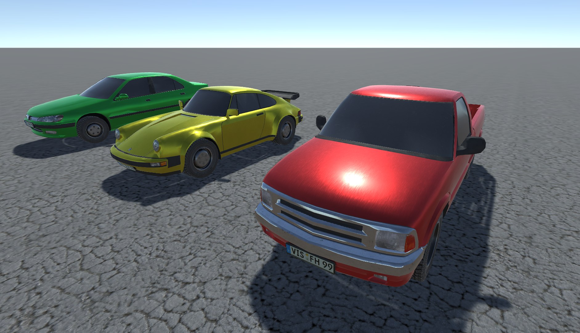 Cars Pbr 3D Model - TurboSquid 1615559