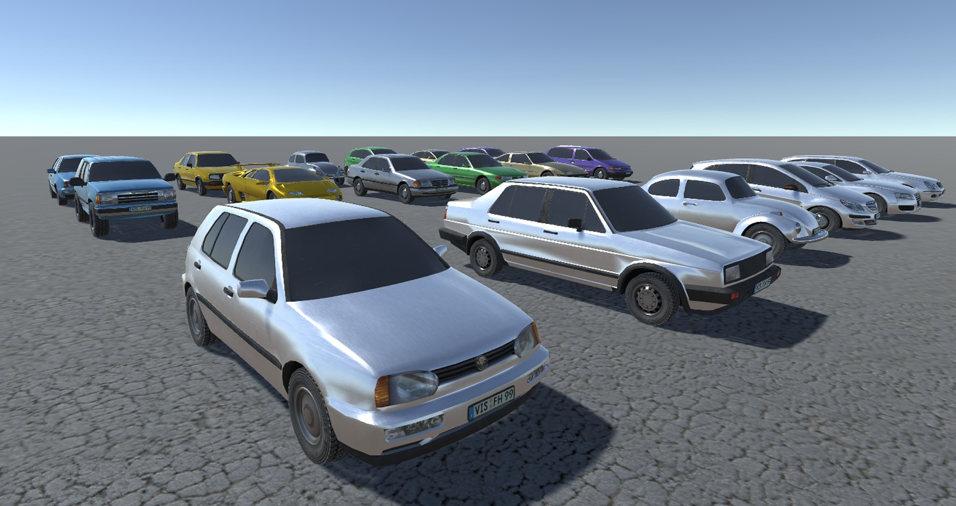 Cars Pbr 3D Model - TurboSquid 1615559