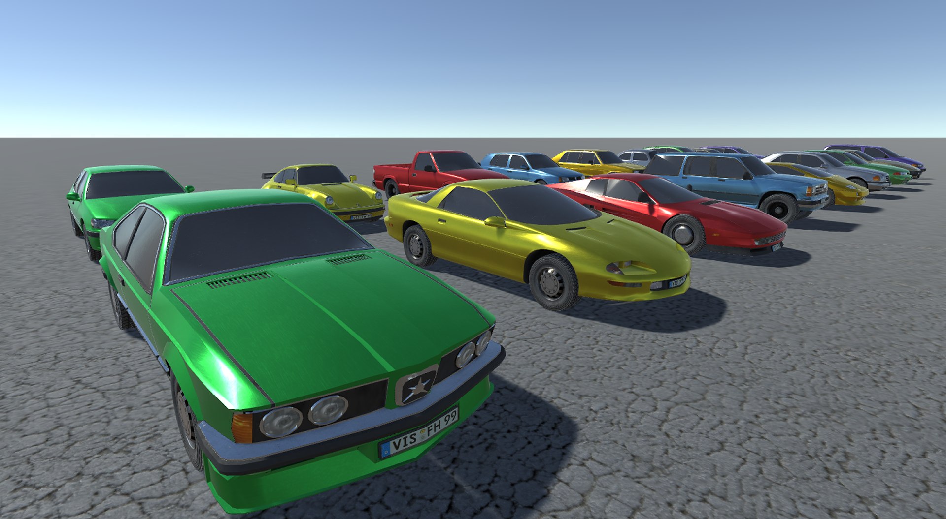 Cars Pbr 3D Model - TurboSquid 1615559