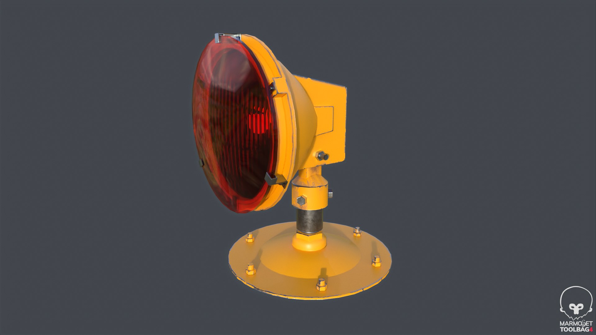 Approach Light Red 3D Model - TurboSquid 2071257