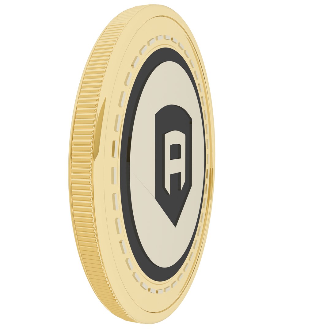 3D Abyss Token Cryptocurrency Gold Coin - TurboSquid 1765092