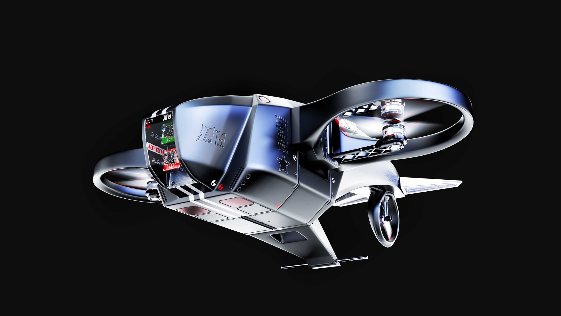 Drone V2 3D Model - TurboSquid 2338051
