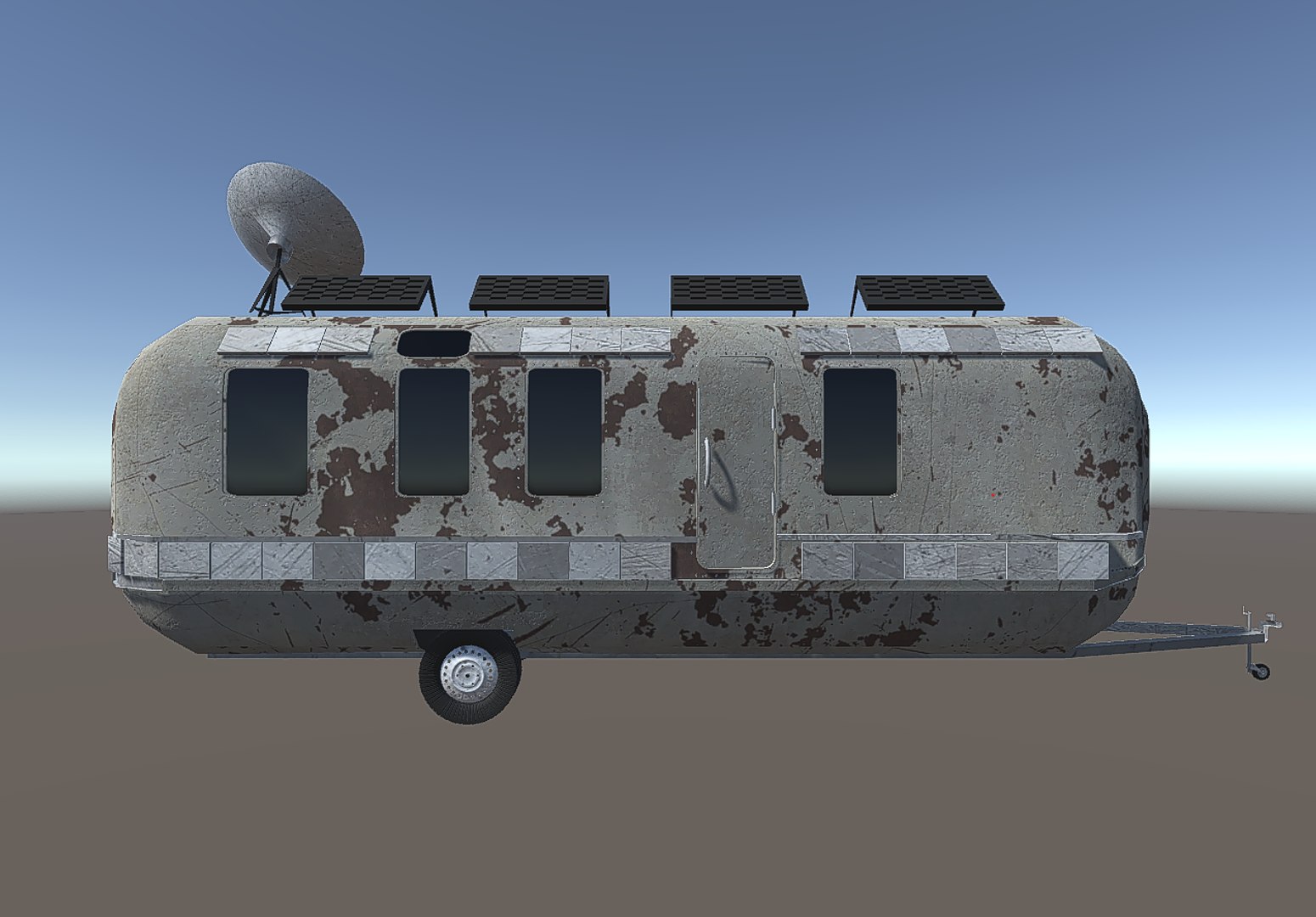 3D Old Caravan Model - TurboSquid 2084576
