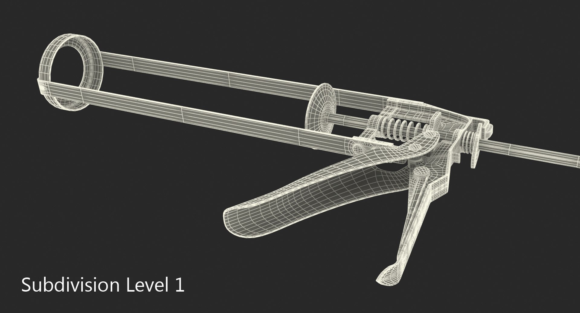 Caulking Gun 3D - TurboSquid 1290453