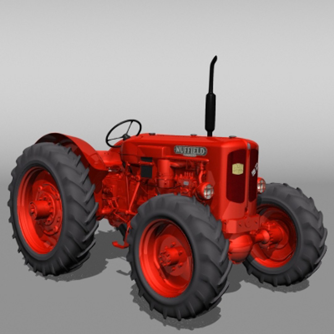 Nuffield Dt Tractor 3d Lwo