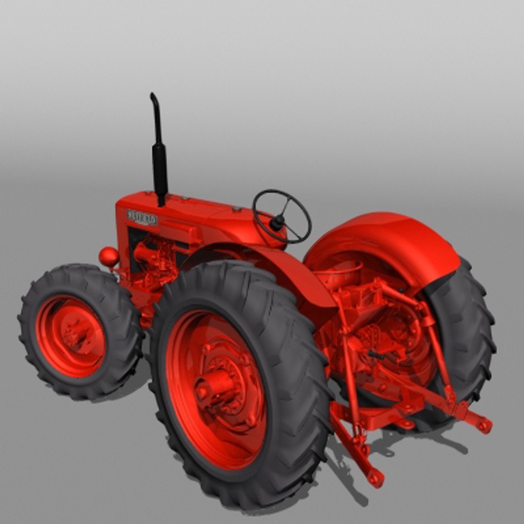 Nuffield Dt Tractor 3d Lwo