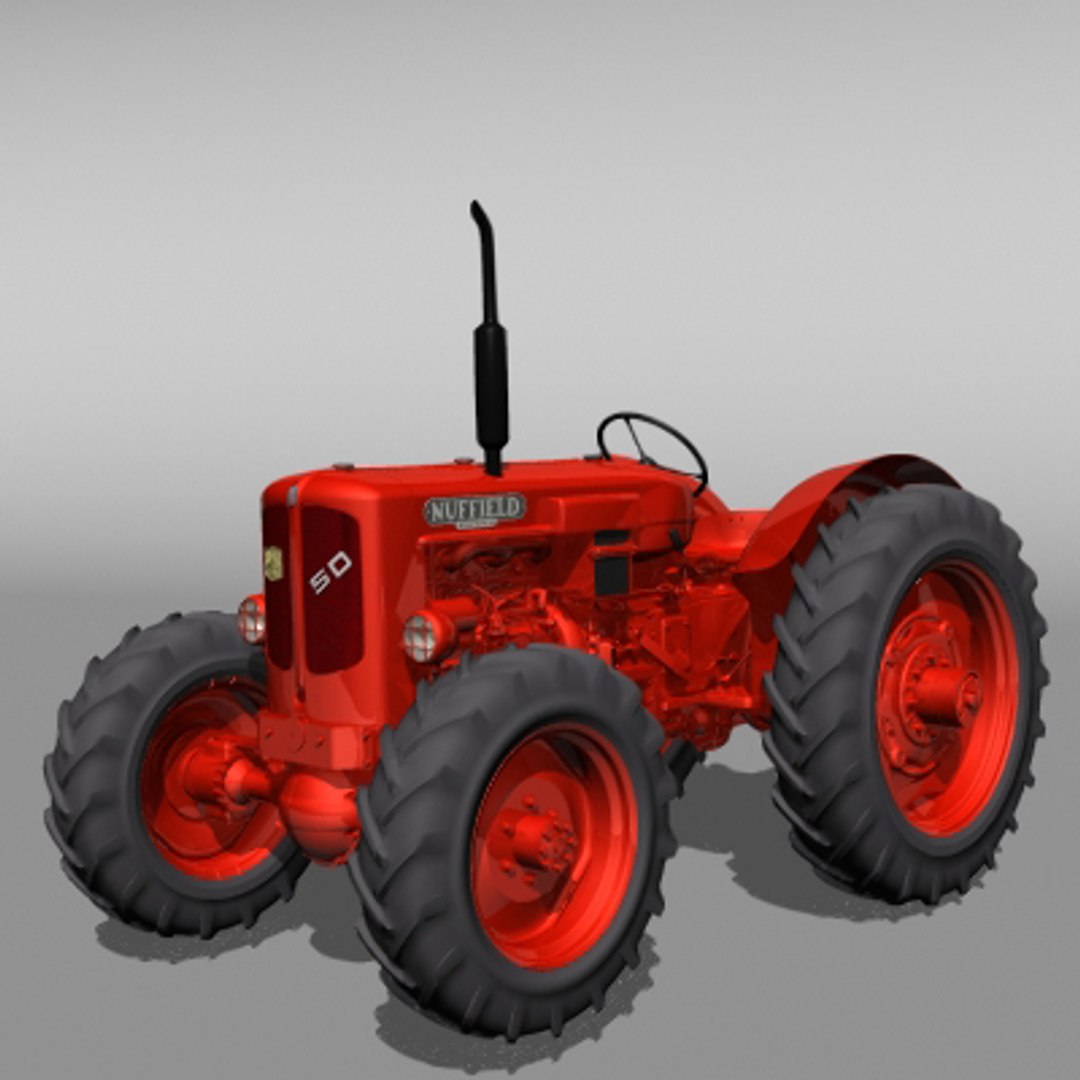 Nuffield Dt Tractor 3d Lwo