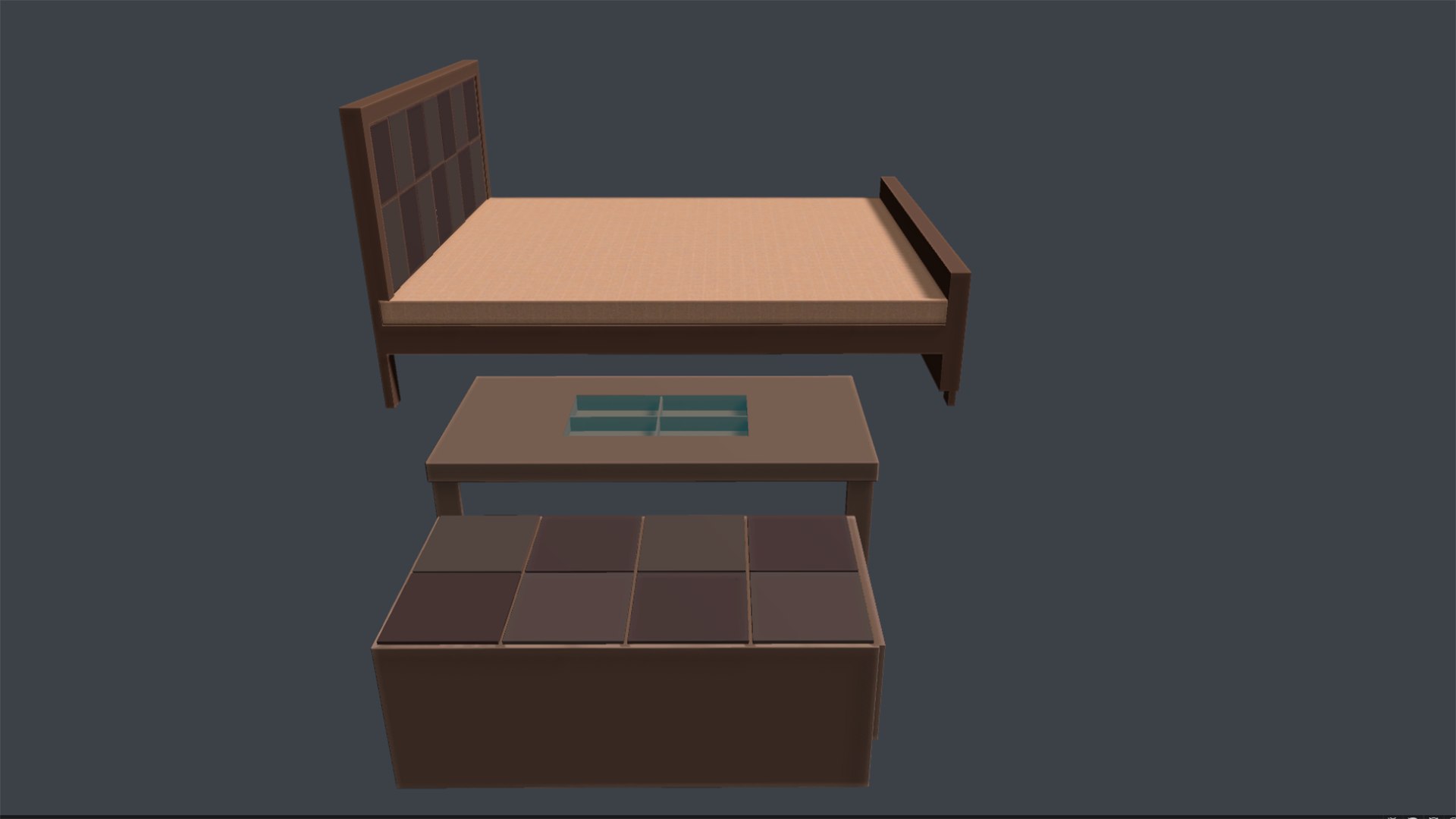 3D Low Poly Furniture Model - TurboSquid 2266226
