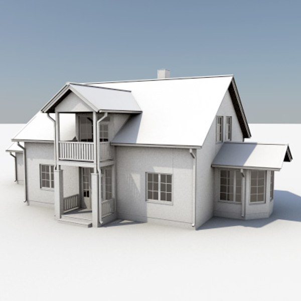 modelo 3d Casa de dos pisos 06 - TurboSquid 610251