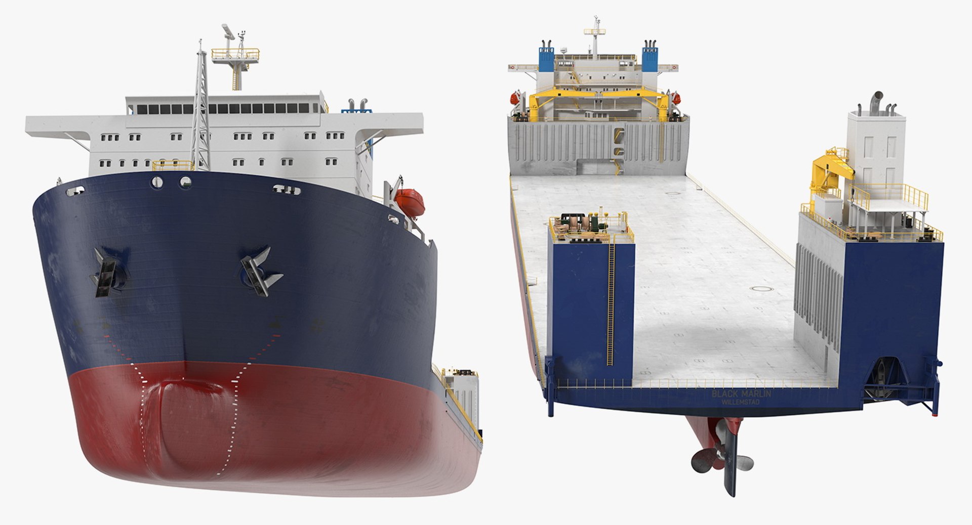 3D heavy load ship - TurboSquid 1384172
