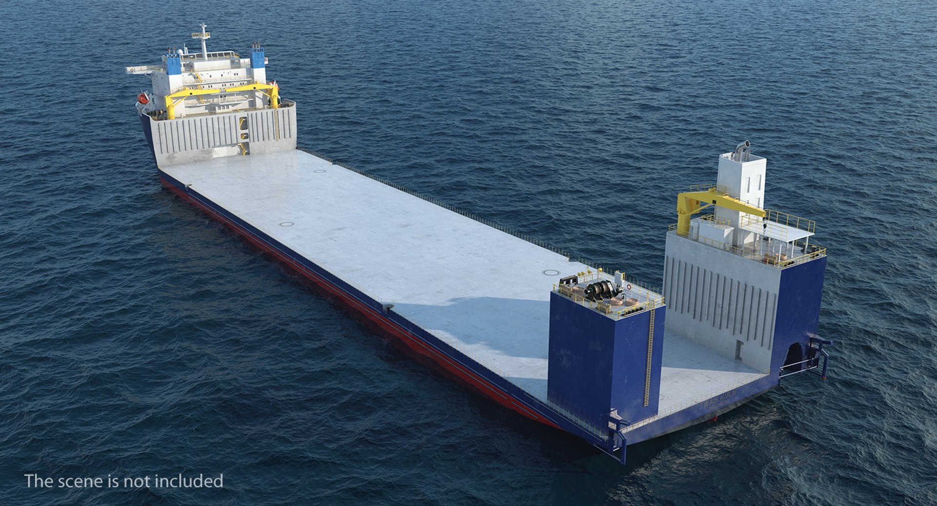 3D heavy load ship - TurboSquid 1384172