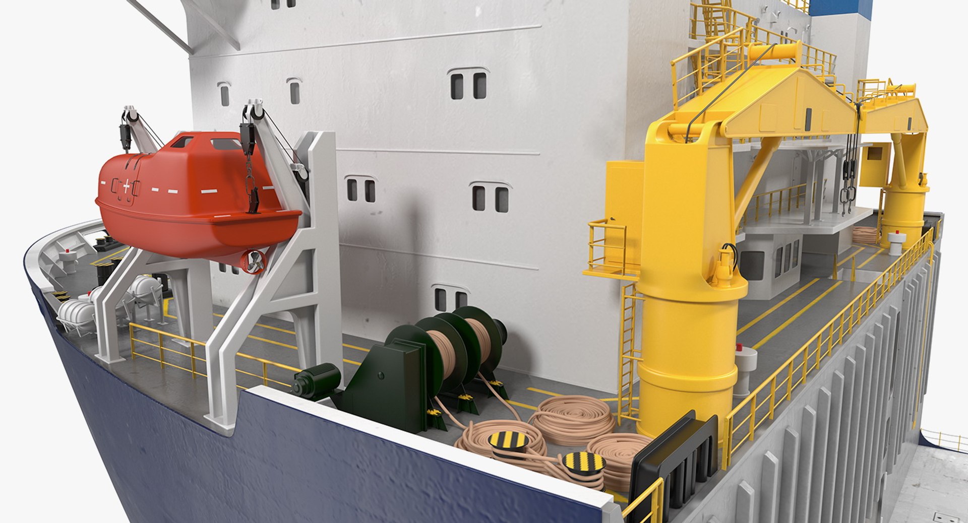 3D heavy load ship - TurboSquid 1384172