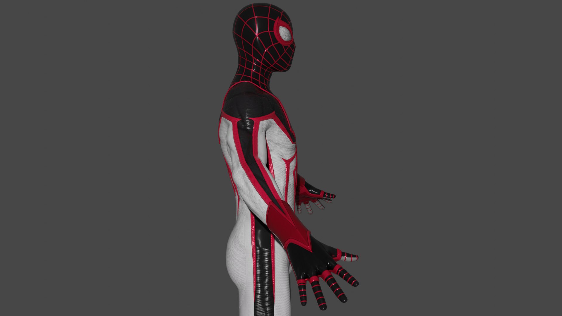 3D Miles Morales TRACK Suit - TurboSquid 2275827