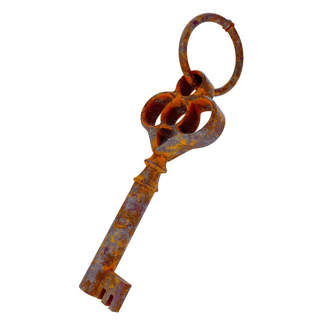 3D model Vintage dirty key 3d model - TurboSquid 1983287