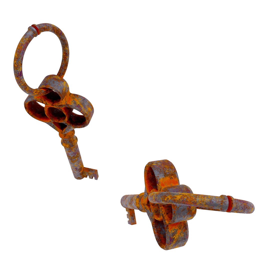 3D model Vintage dirty key 3d model - TurboSquid 1983287