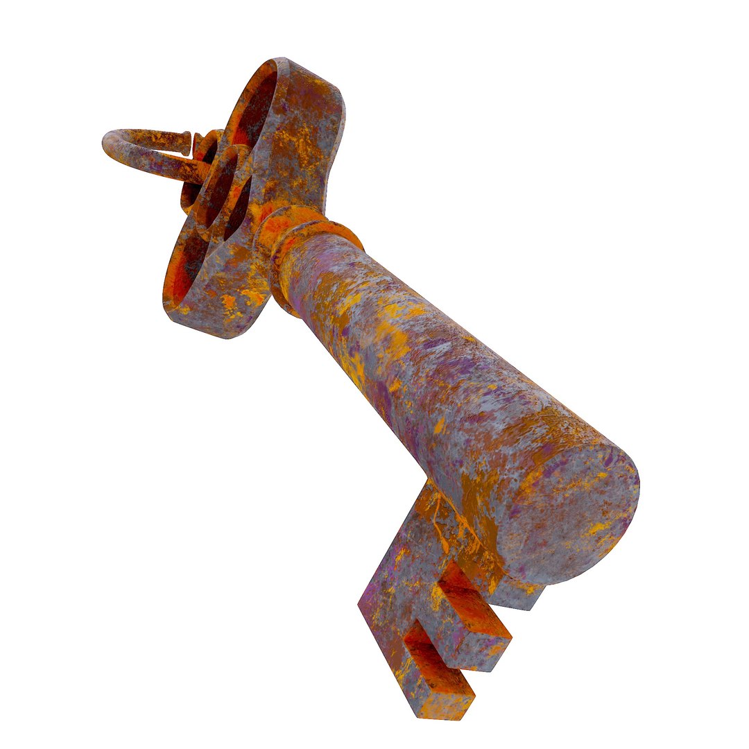 3D model Vintage dirty key 3d model - TurboSquid 1983287