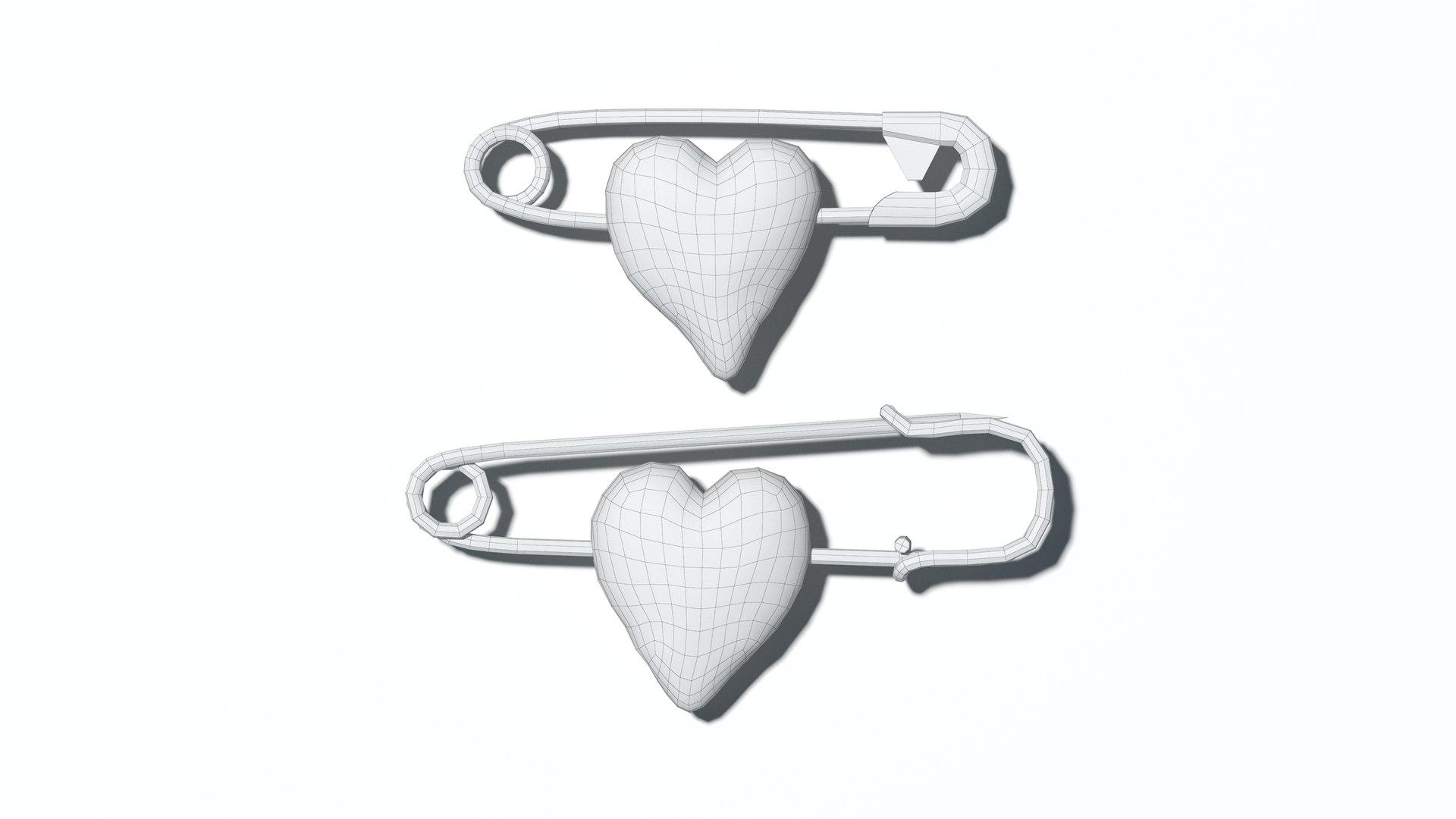 Safety Pins 3D Model - TurboSquid 2352337