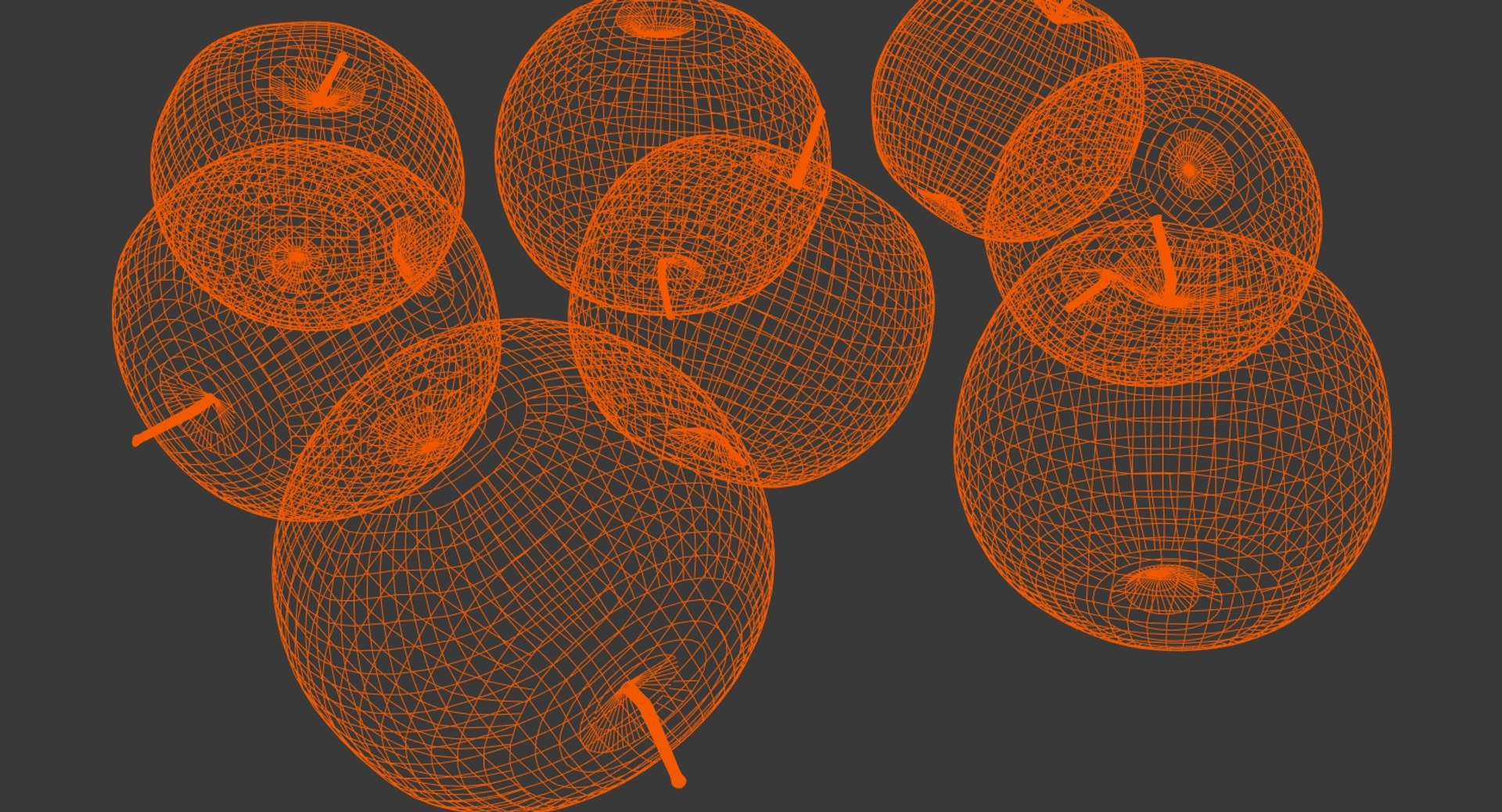 3D Apples Different Materials Model - TurboSquid 1270183