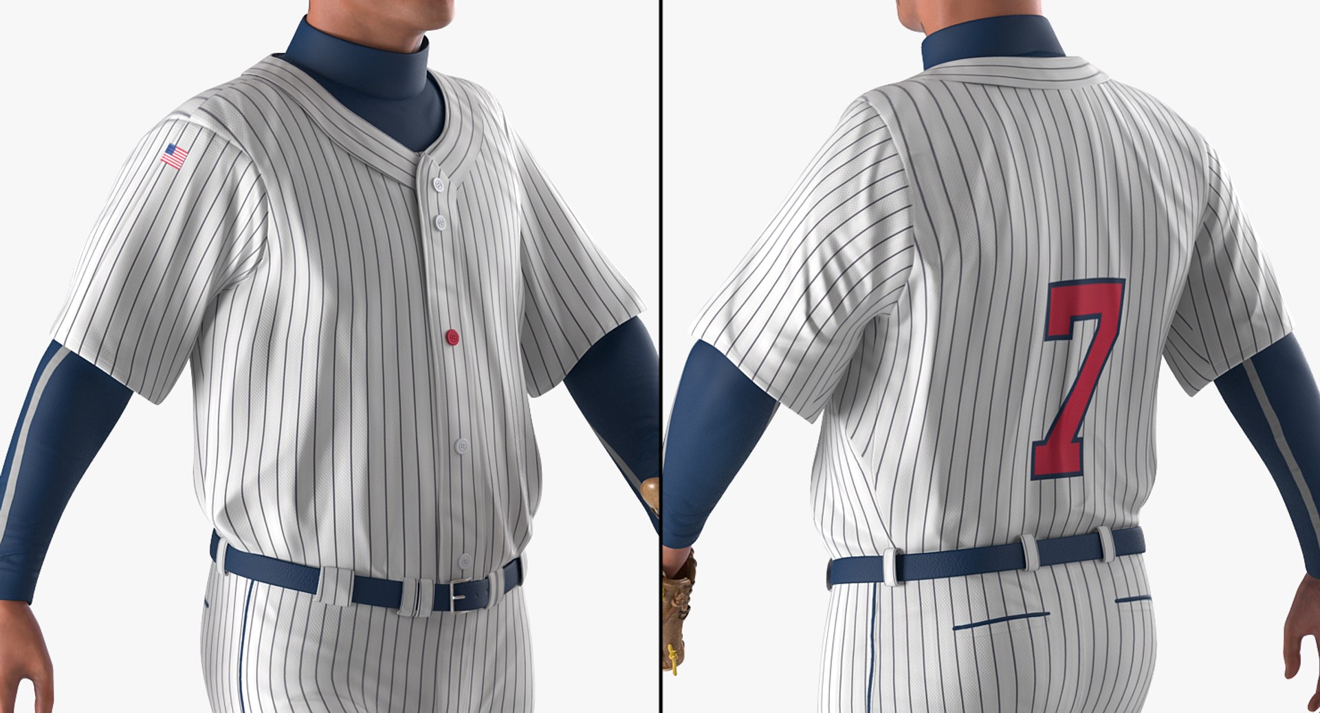 Baseball Player Rigged Generic 3D Model - TurboSquid 1159994