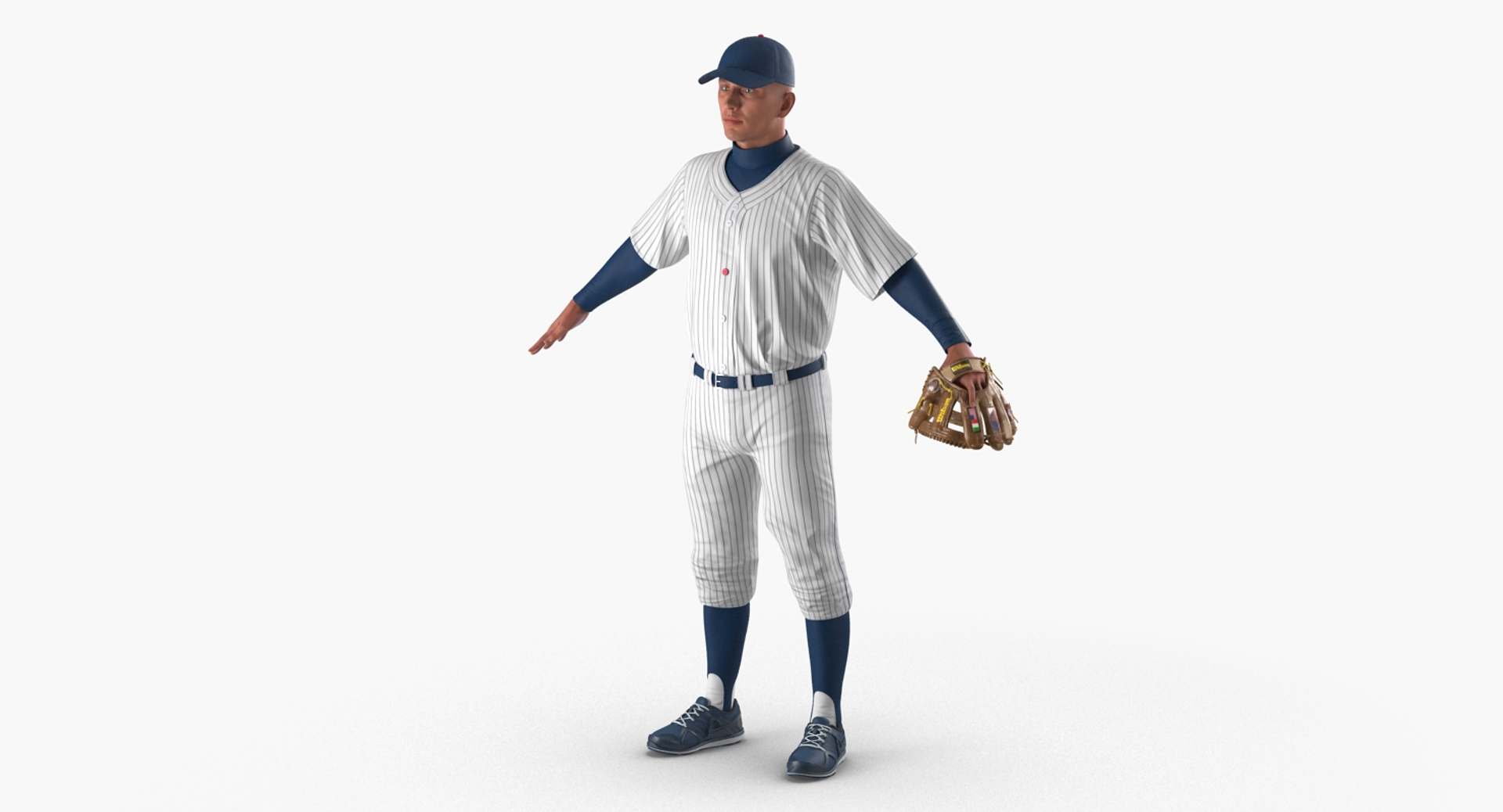 Baseball Player Rigged Generic 3D Model - TurboSquid 1159994