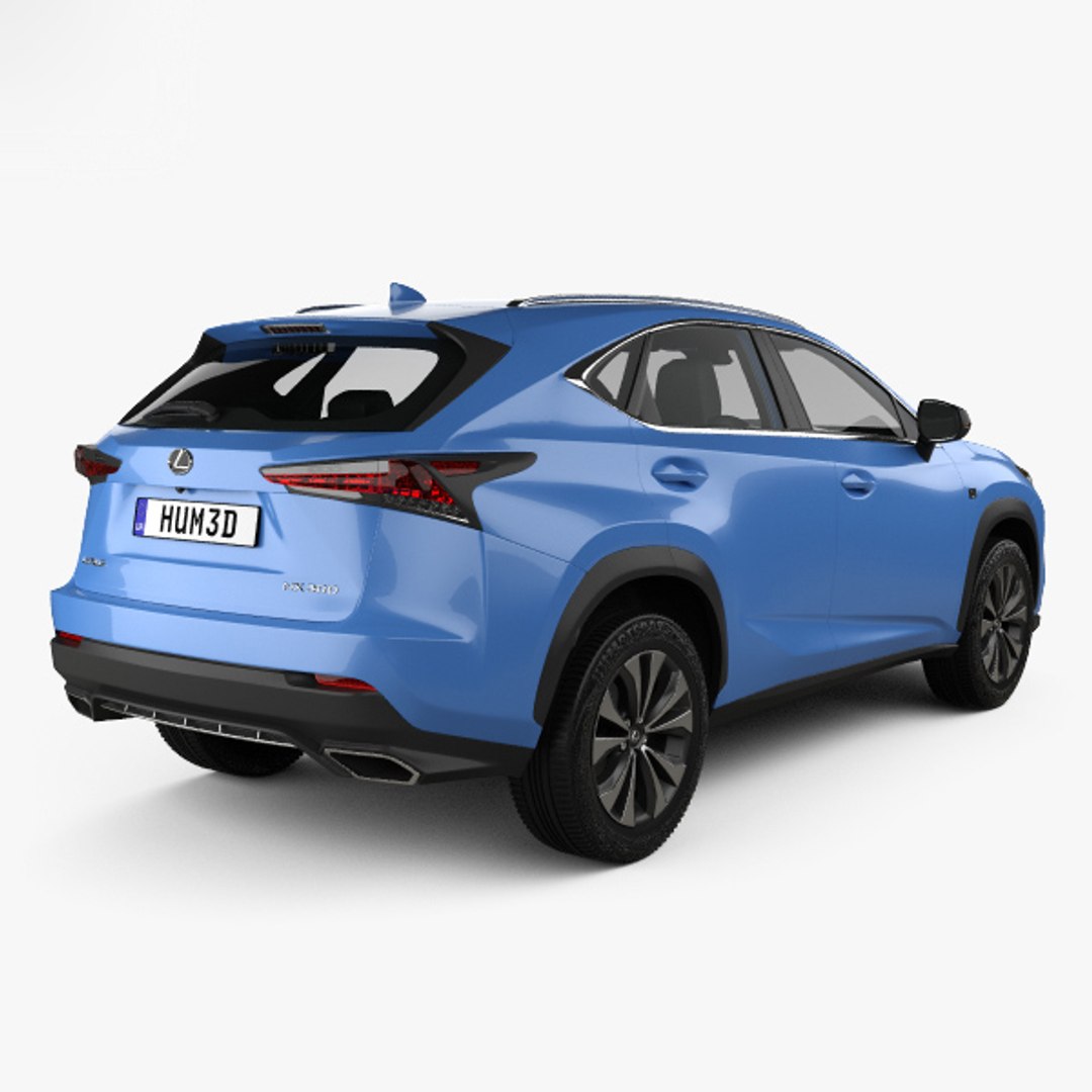Lexus nx f 3D model - TurboSquid 1396315