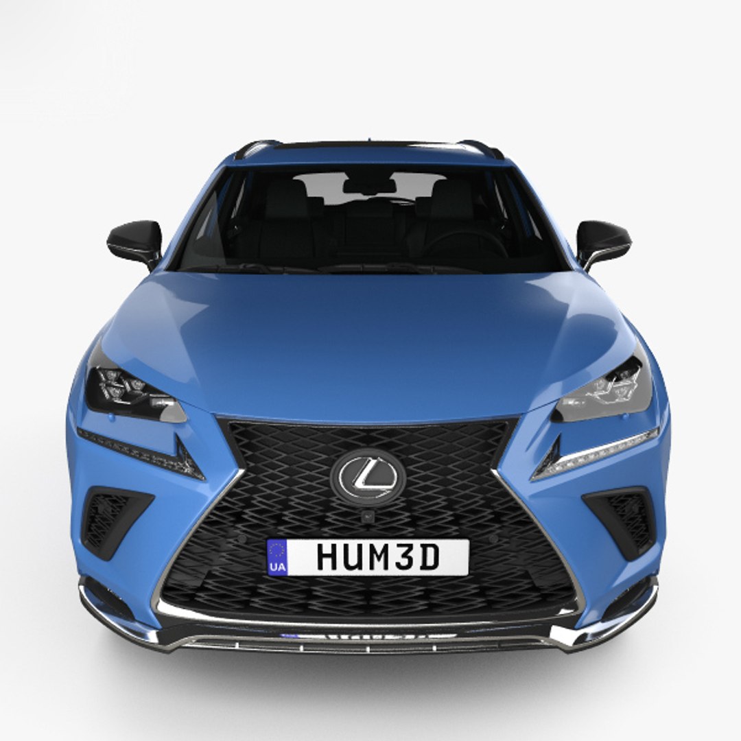 Lexus nx f 3D model - TurboSquid 1396315