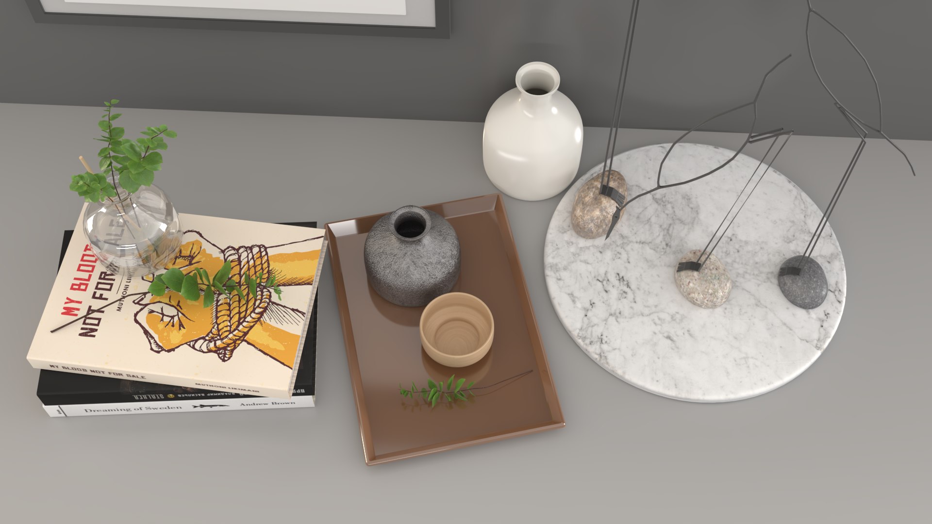 Bird Decor Set 3D - TurboSquid 1777075