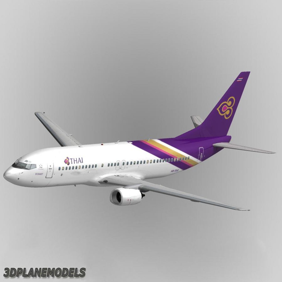B737-400 Thai Airways 3d Model