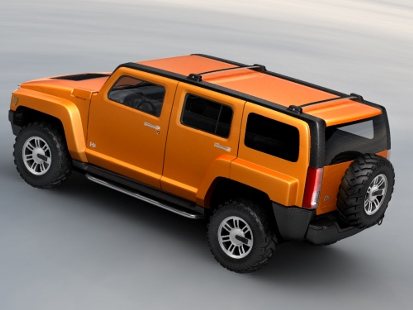 3d General Hummer H3 Suv
