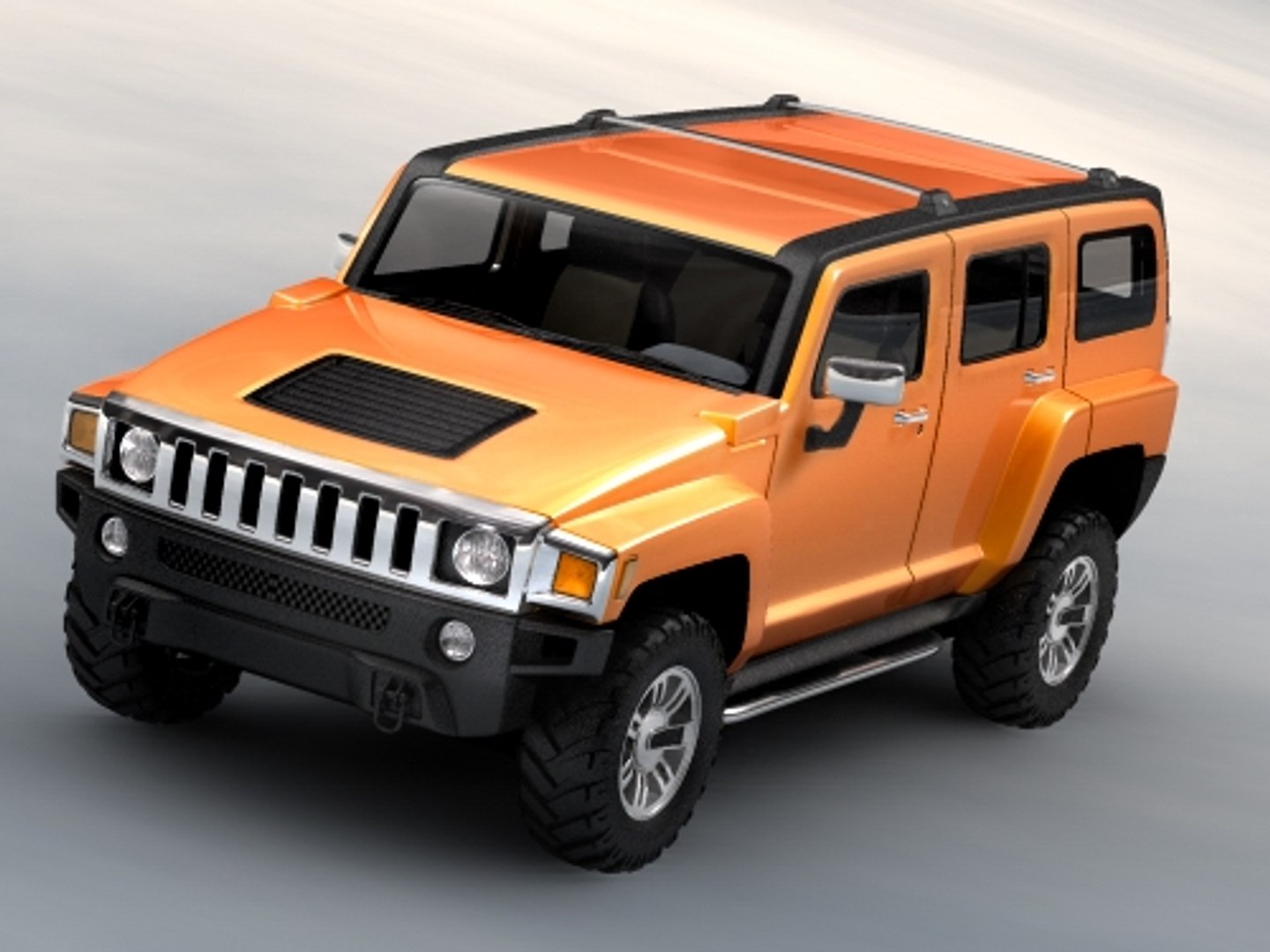 3d General Hummer H3 Suv