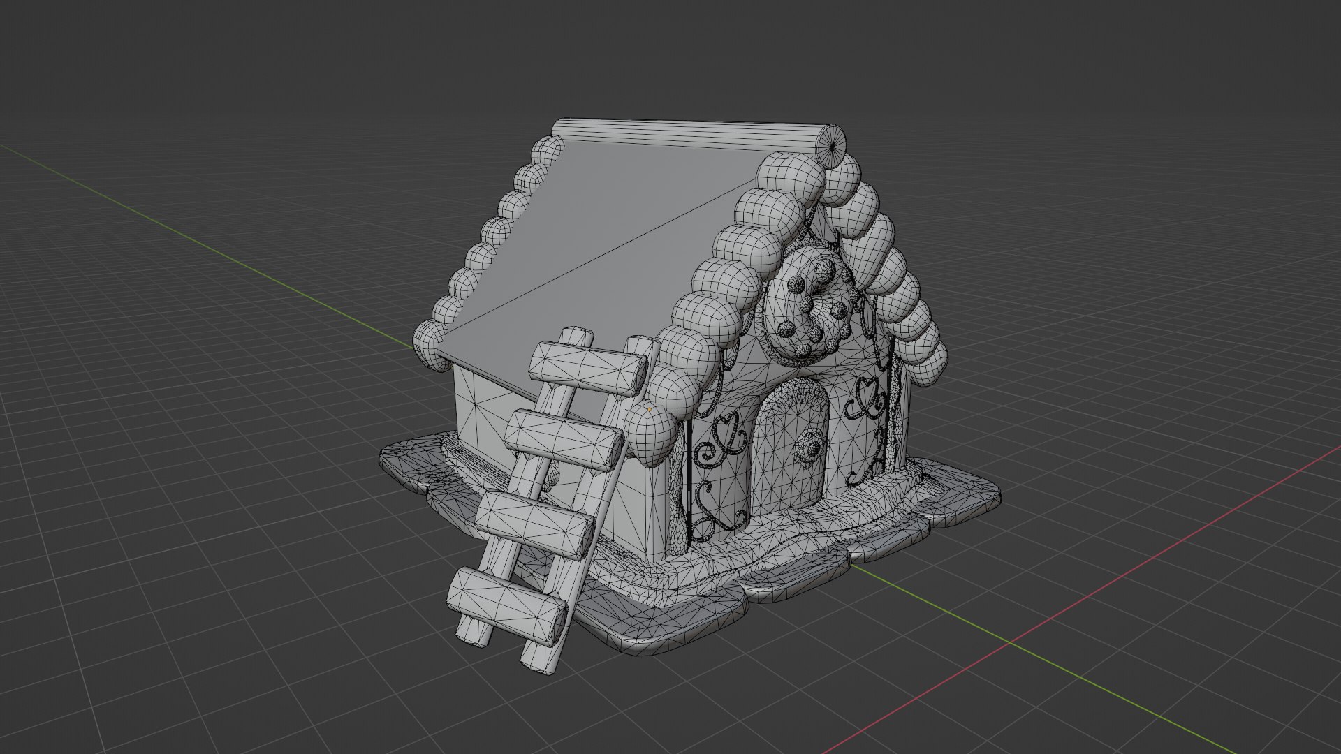 3D Gingerbread House 3D - TurboSquid 1962913