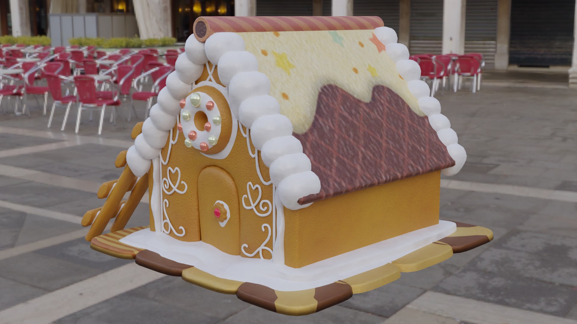 3D Gingerbread House 3D - TurboSquid 1962913