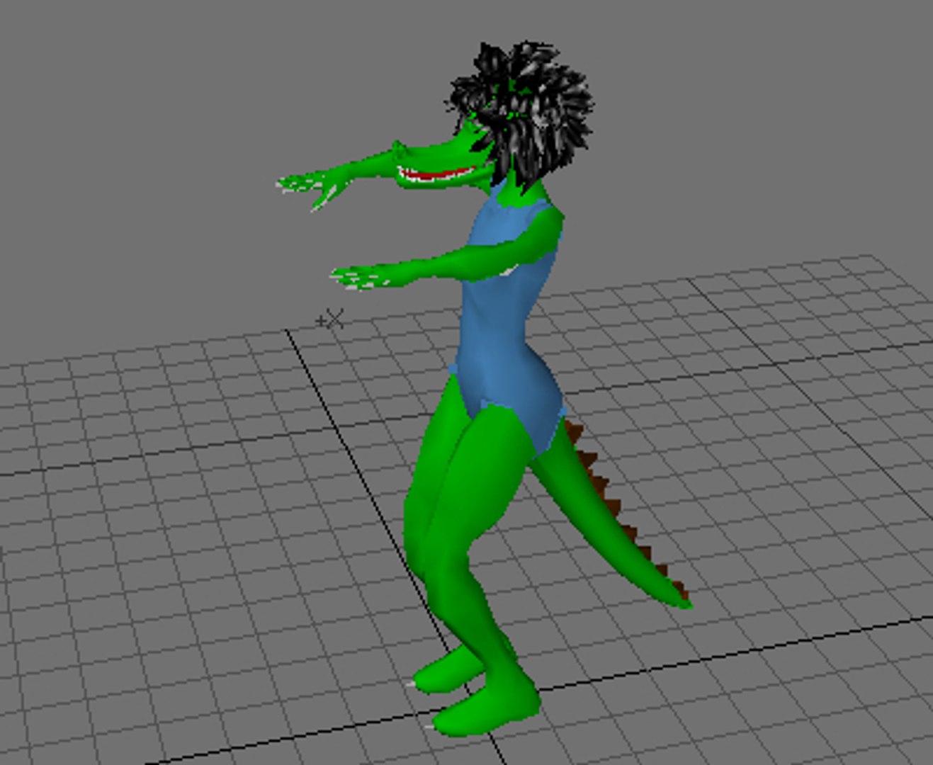 Alligator Girl 3d Lwo