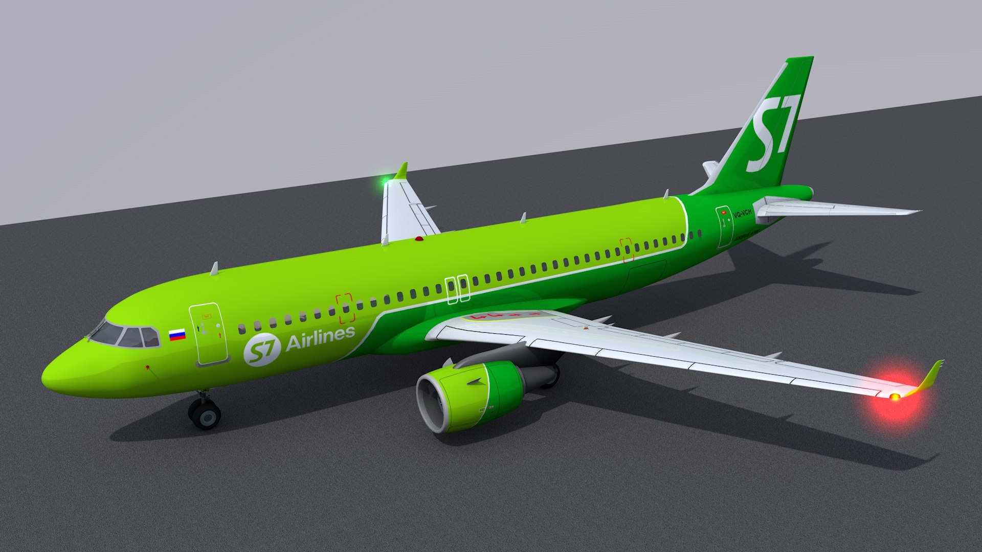 3D A320 S7 New Livery - TurboSquid 1564258