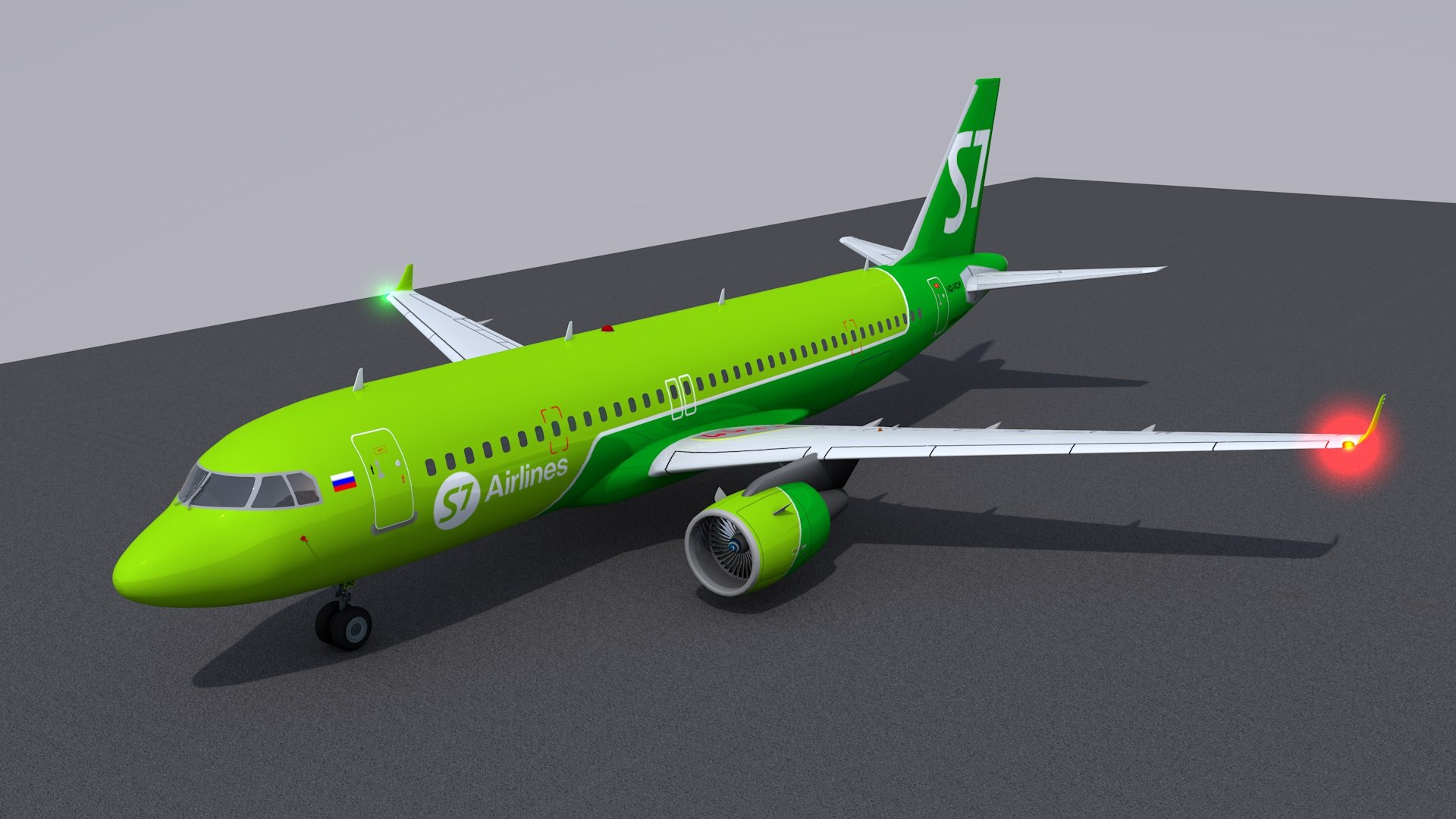 3D A320 S7 New Livery - TurboSquid 1564258