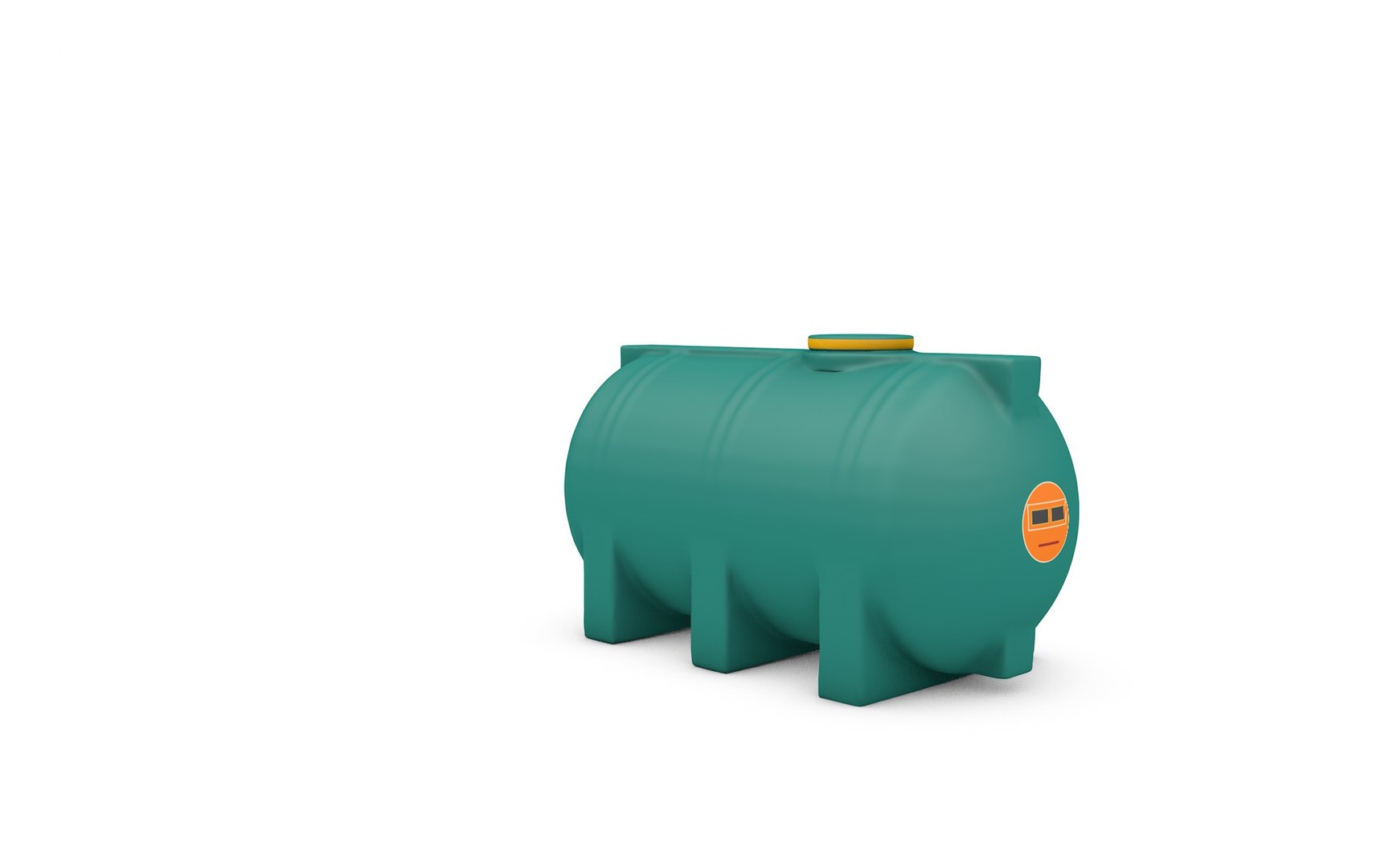 3D Water Tank Horizontal Model - TurboSquid 1777510