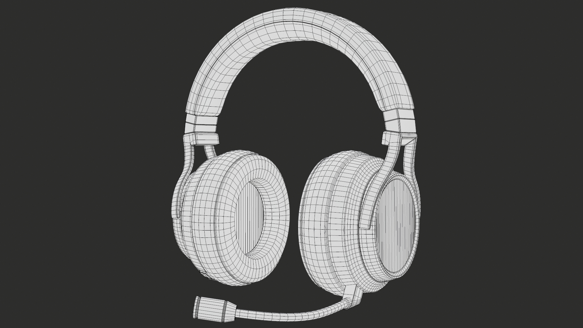 3D model Corsair Virtstudio RGB Wireless XTGaming Headset PBR ...