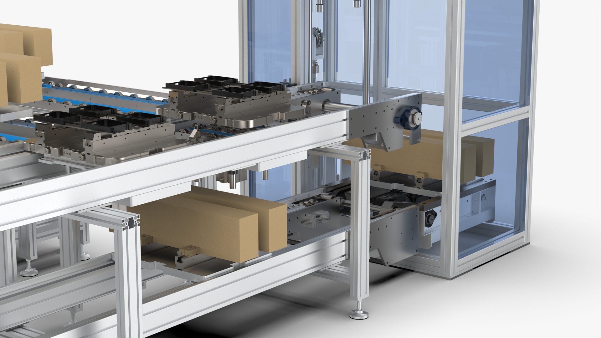 High-Speed Chain Loop Loading And Unloading Conveyor 3D - TurboSquid 2213405