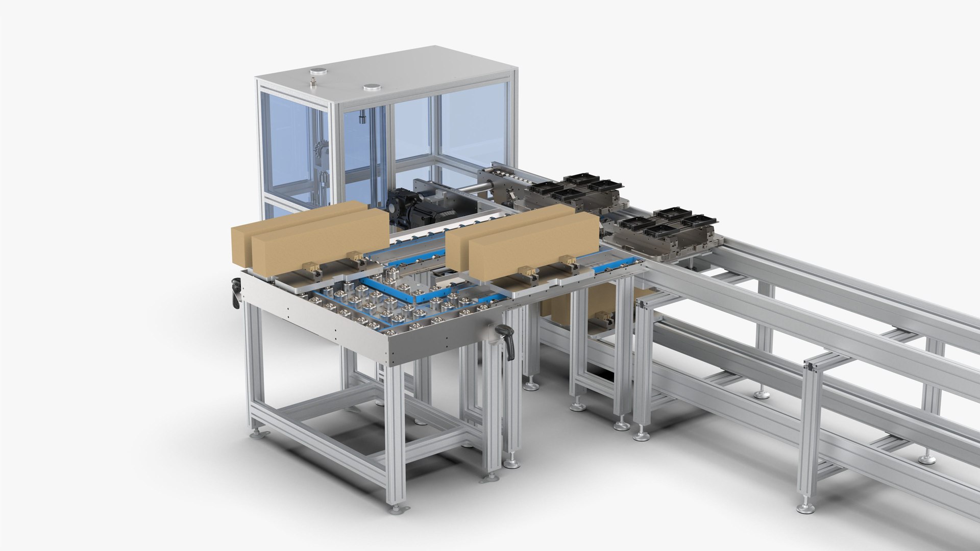 High-Speed Chain Loop Loading And Unloading Conveyor 3D - TurboSquid ...