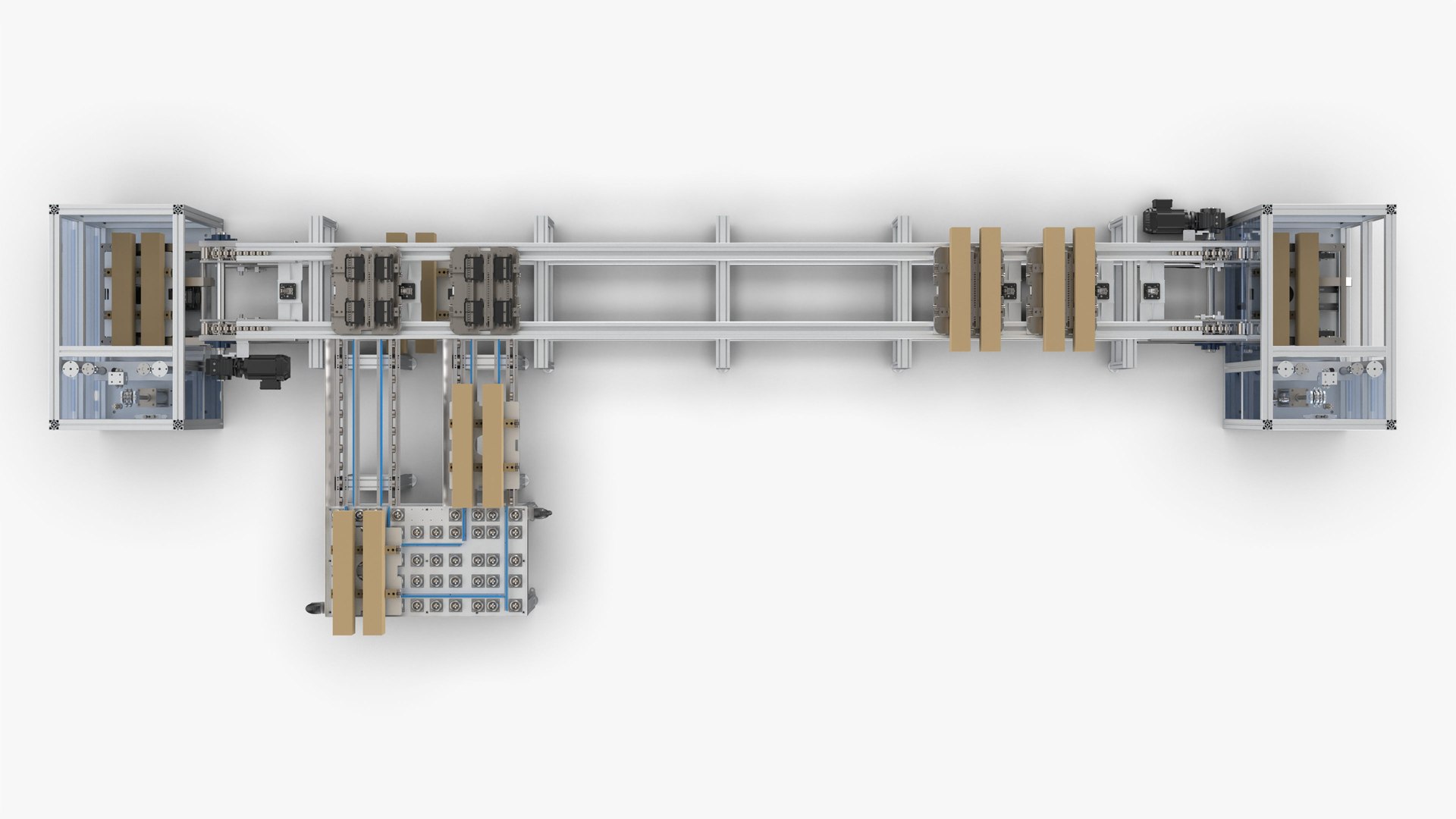 High-Speed Chain Loop Loading And Unloading Conveyor 3D - TurboSquid ...