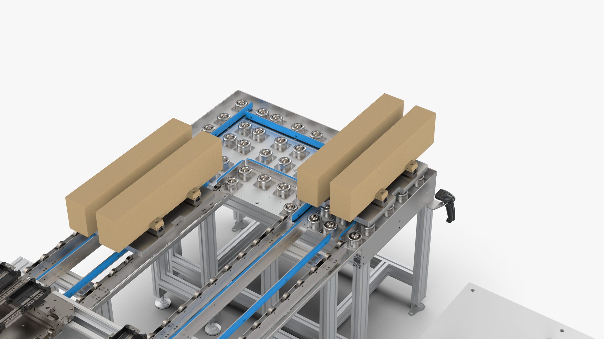 High-Speed Chain Loop Loading And Unloading Conveyor 3D - TurboSquid ...
