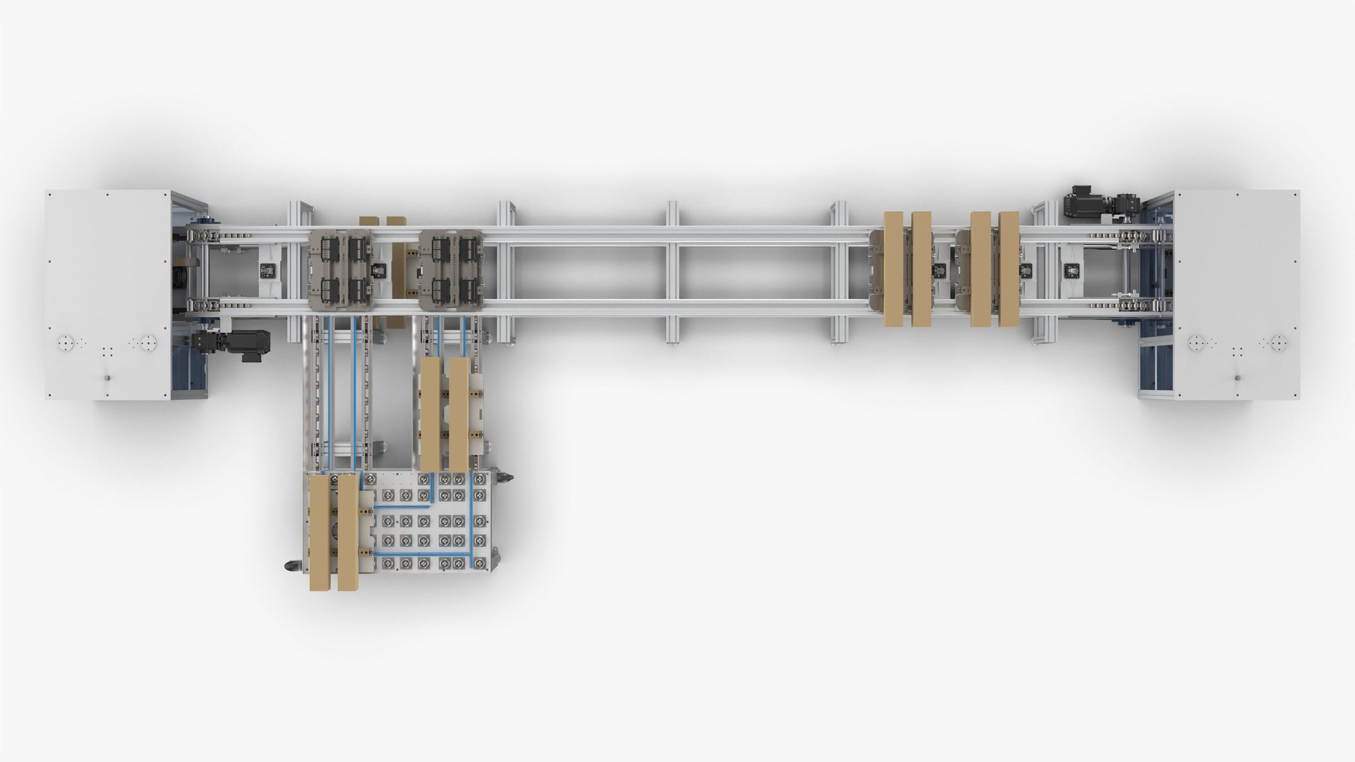 High-Speed Chain Loop Loading And Unloading Conveyor 3D - TurboSquid ...