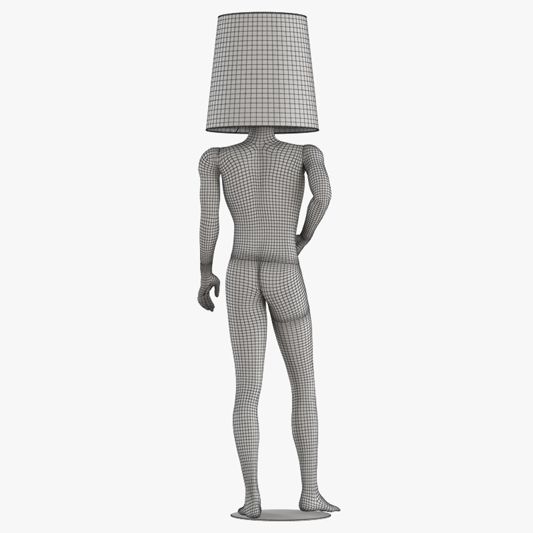 Male Mannequin Lamp 3D Model - TurboSquid 1583940