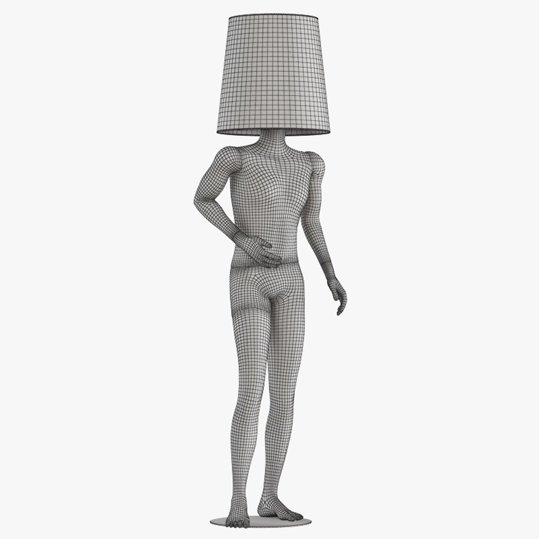 Male Mannequin Lamp 3D Model - TurboSquid 1583940