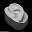 3ds Realistic Human Ear Printing