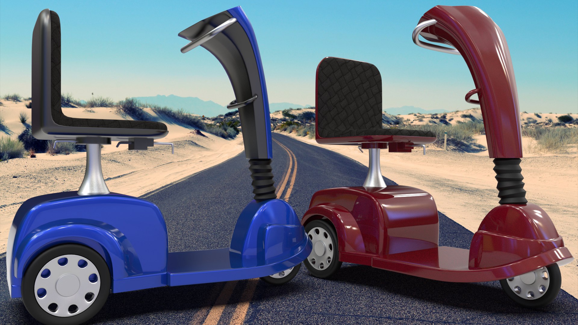 Scooty 3D Model 3D Model - TurboSquid 2288945