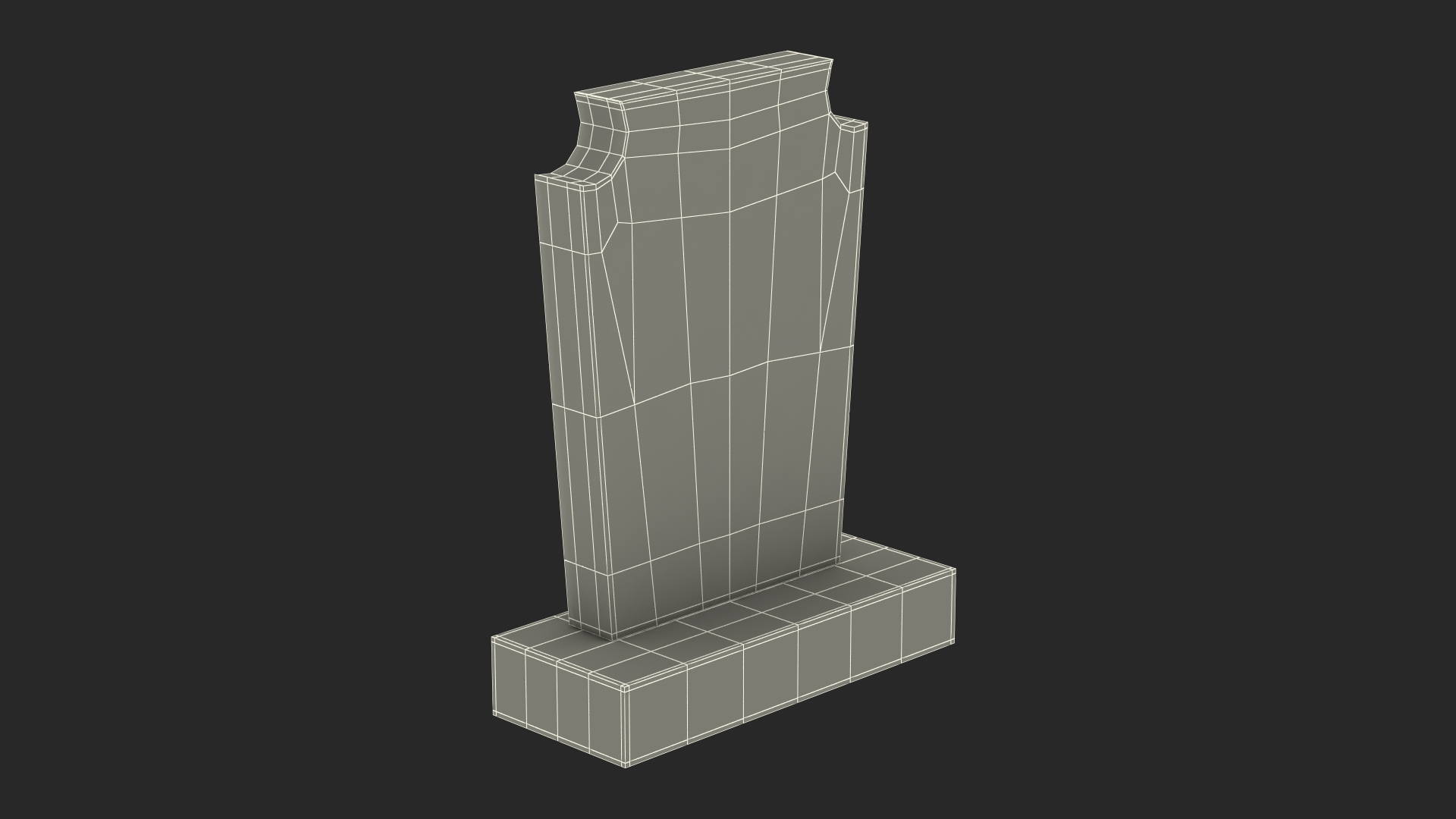 3D Marble Cemetery Gravestone - TurboSquid 2383749