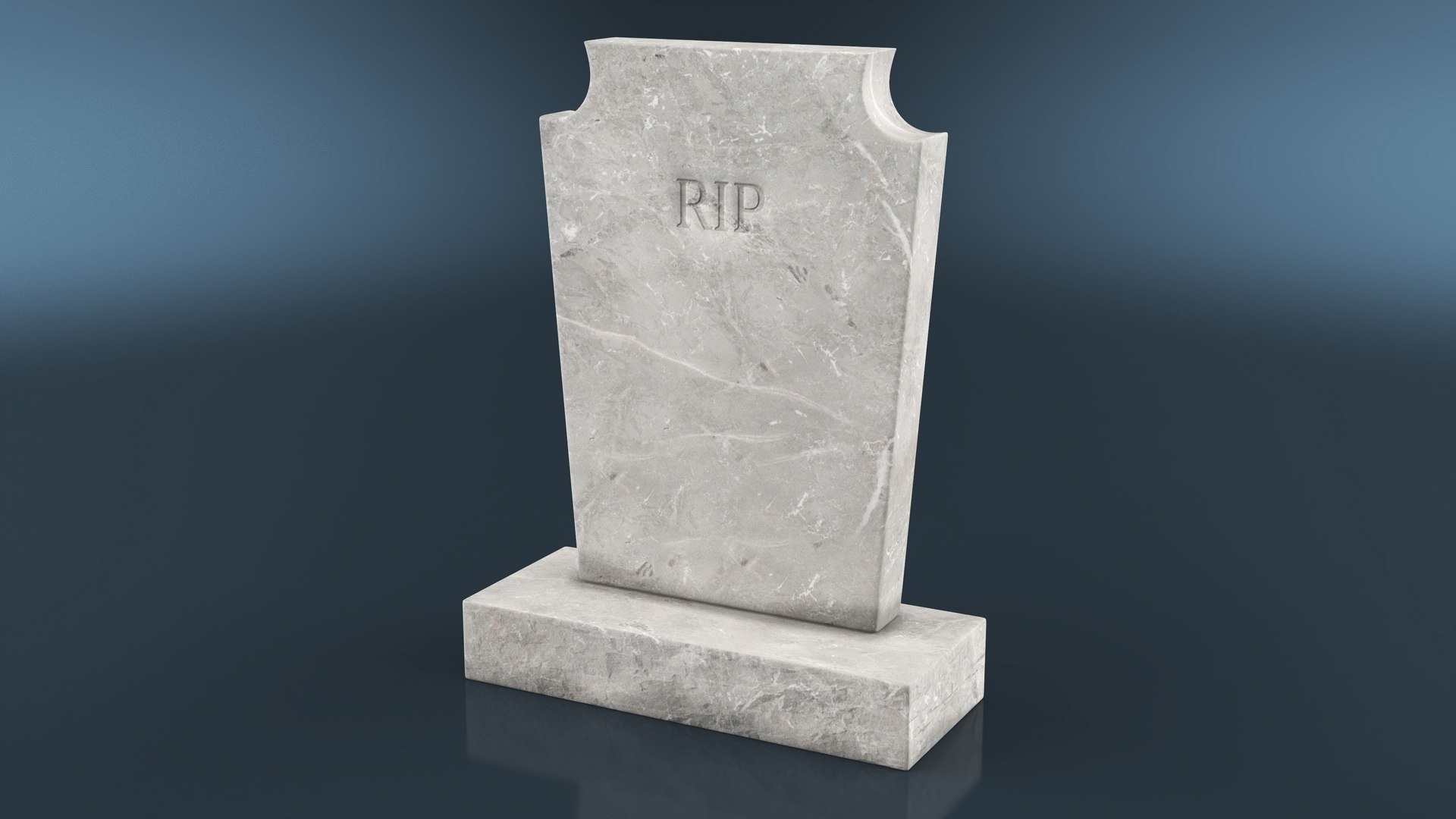 3D Marble Cemetery Gravestone - TurboSquid 2383749
