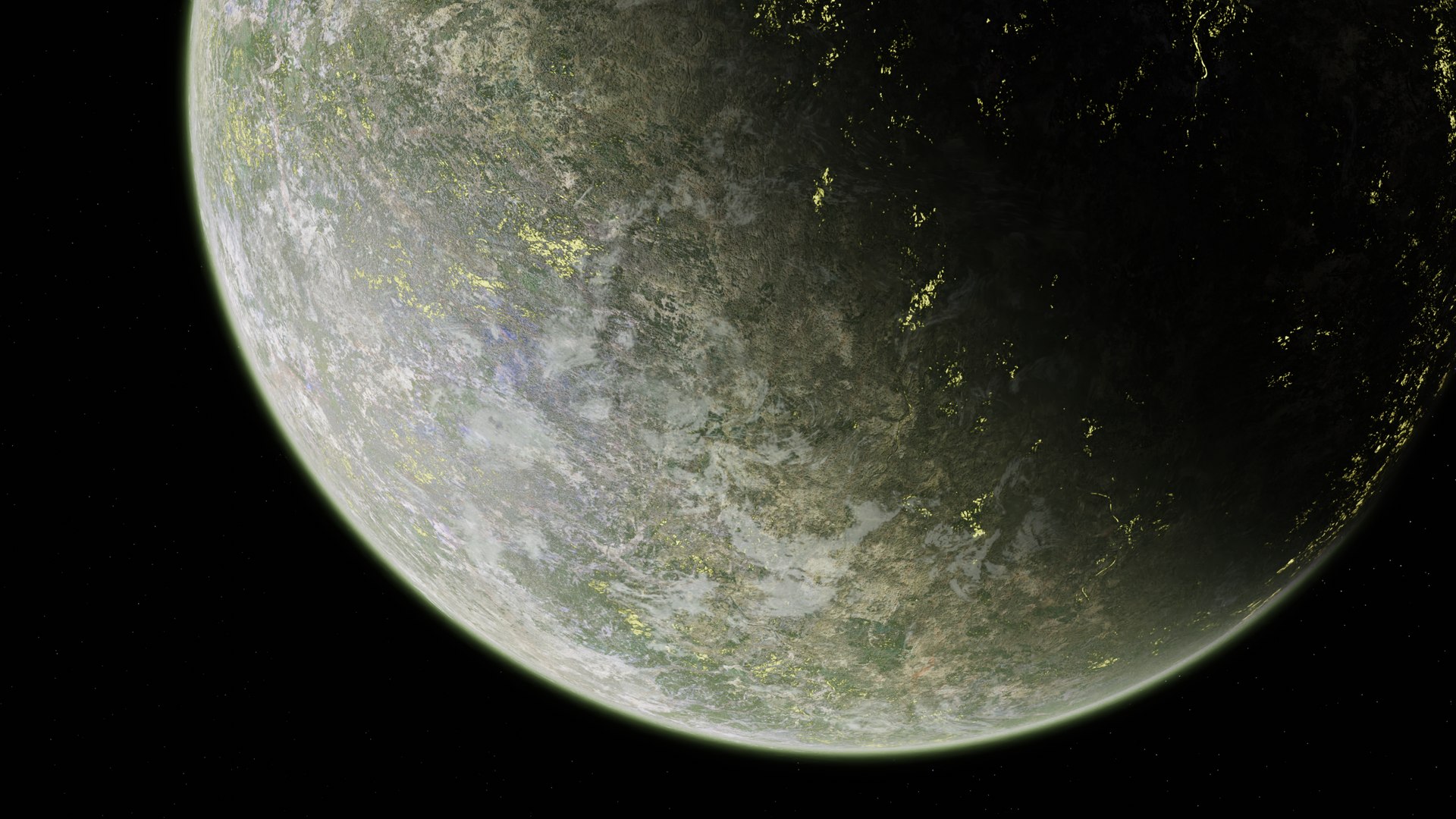 8K Alien Radioactive Planet 7 3D Model - TurboSquid 1930981