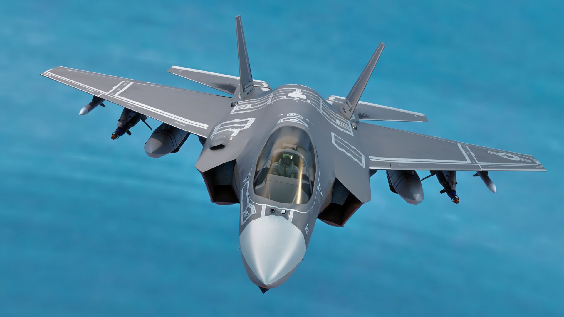 3D F35C Lightning II - Rigged - With High Resolution Textures Model - TurboSquid 2355950